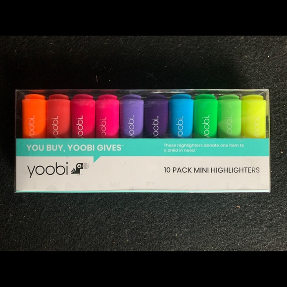 Yoobi | Office | Yoobi Multicolor Mini Highlighters Pack | Poshmark
